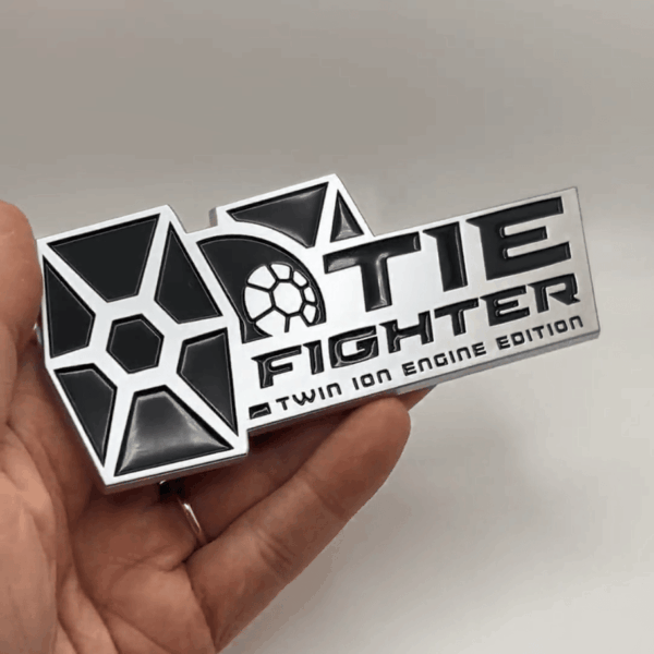 Tie Fighter Twin Ion Engine Edition Car Emblem - Tazila
