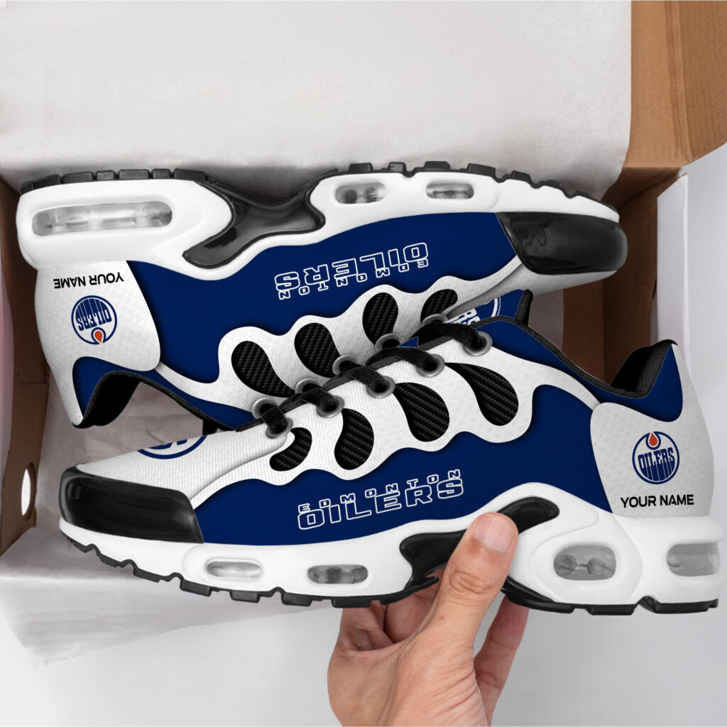 Edmonton Oilers Air Max Plus Shoes Sneakers For Men And Women - Tazila