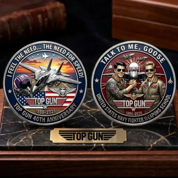 Top Gun 40th Anniversary 2026 Commemorative Coin – Tazila