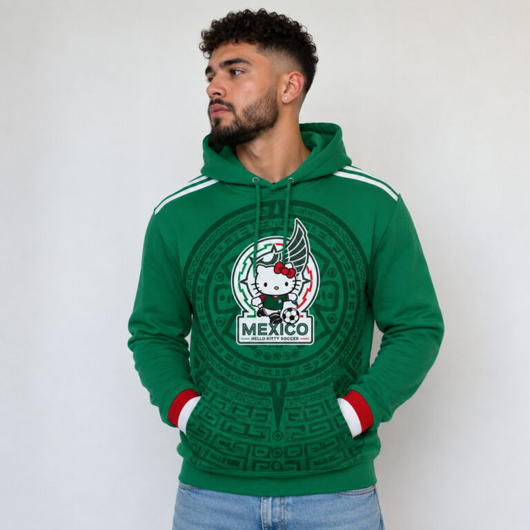 Unisex Mexico Soccer Team Hello Kitty Night 2026 World Cup Graphic ...